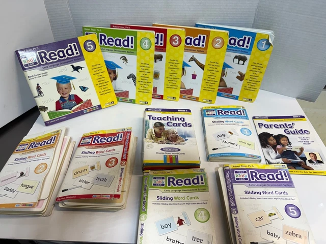 YOUR CHILD CAN Read & Your Baby Can Learn Books -Slide Word Cards ...