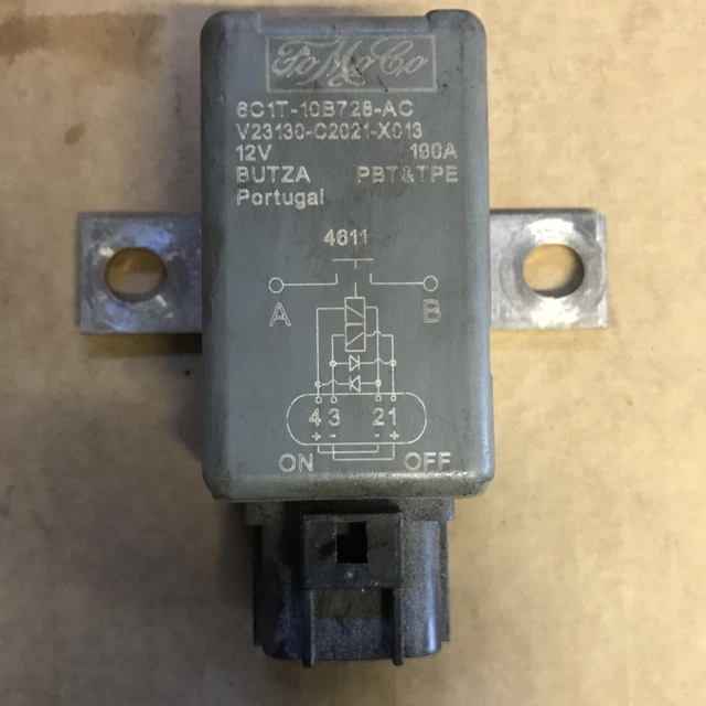 FORD TRANSIT BATTERY Disconnect Relay Mk7 £55.00 - PicClick UK
