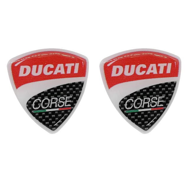 MF4067 ADHÉSIF LOGO Blason Ducati Corse pour Moto Casque Universel ...