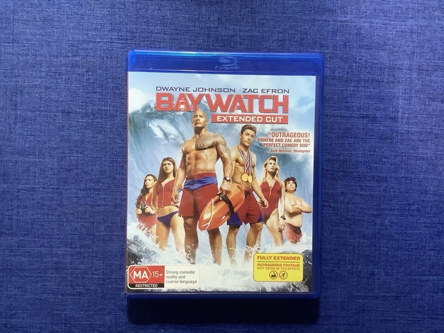 BAYWATCH (EXTENDED CUT, Blu-ray, 2017) Dwayne Johnson - Like New Region ...