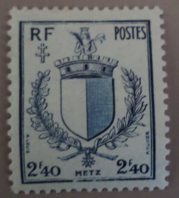 TIMBRE FRANCE NEUF N° 734 * armoirie METZ je regroupe vos achats EUR 0 ...