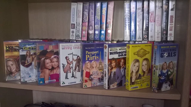 MARY KATE & Ashley Olsen 8X Movie Collection Vhs. Pal Getting There ...