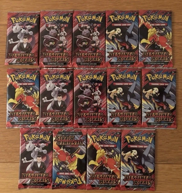 POKÉMON TCG DESTINED Rivals Booster Packs x14 🔥| SEALED | INHAND $147. ...