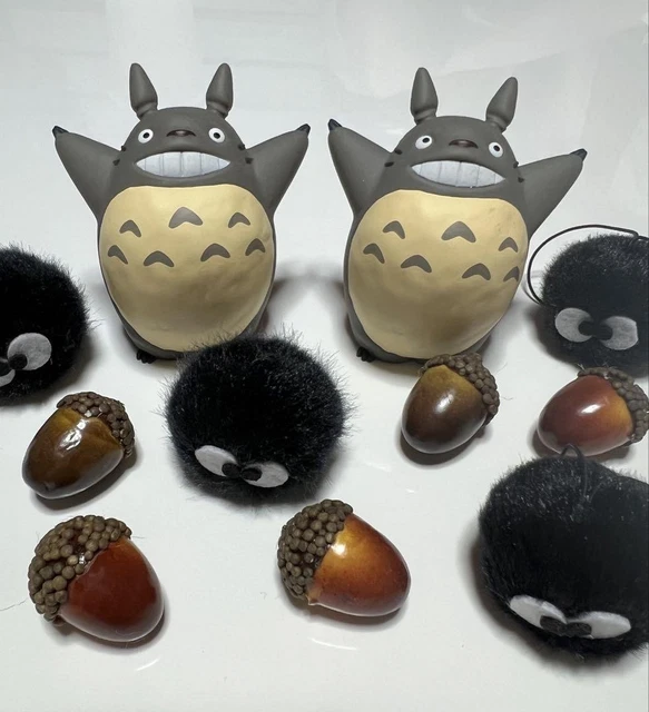 STUDIO GHIBLI TOTORO & Soot Sprites Figure Set, Cute Decor, Includes ...