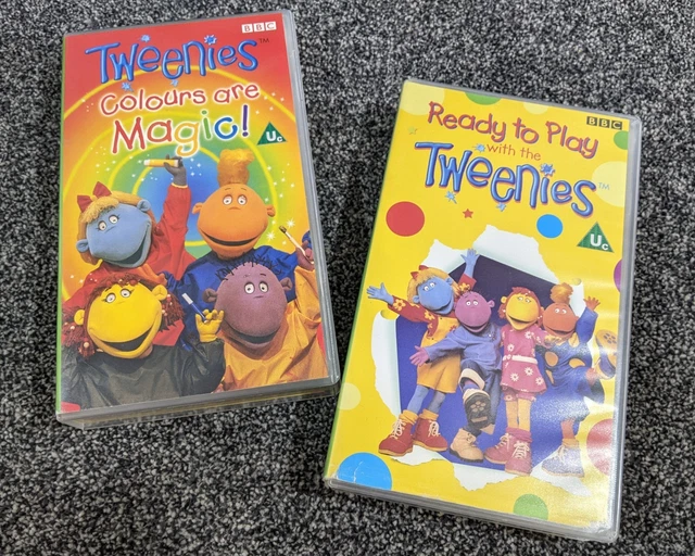TWEENIES VHS BUNDLE ~ Ready To Play / Colours Are Magic ~BBC Cbeebies ...