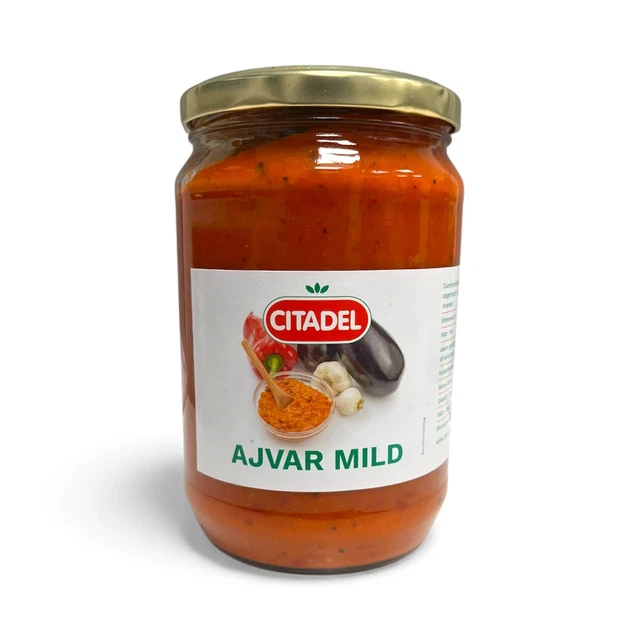 CITADEL AJVAR MILD, 680g im Glas, Paprikapaste, Paprikaaufstrich ...