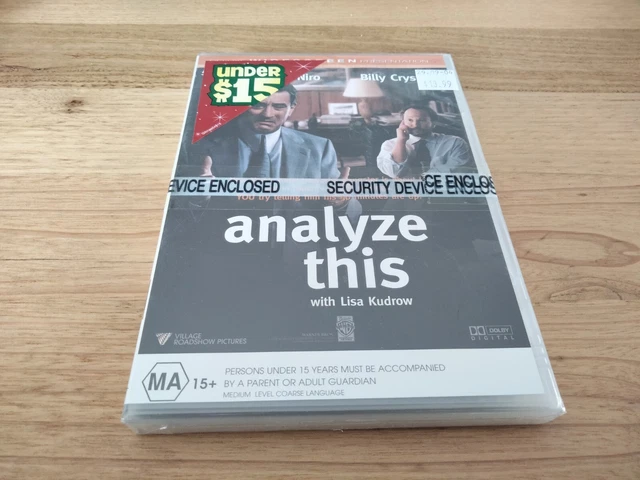 ANALYZE THIS ROBERT De Niro Billy Crystal DVD movies brand new in wrap $7.95 - PicClick AU