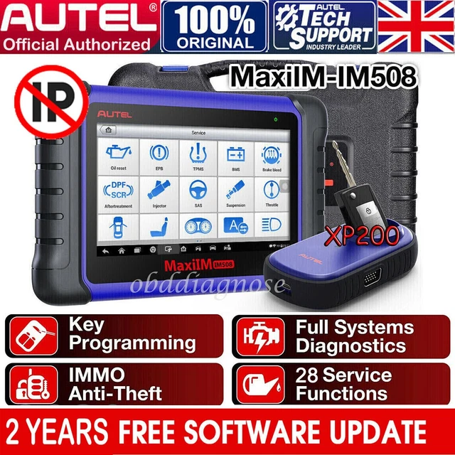 AUTEL MAXIIM IM508S XP200 Key Programming All System Car Diagnostic ...