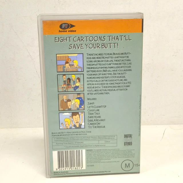 BEAVIS AND BUTT-HEAD - To The Rescue - VHS Tape $32.50 - PicClick AU