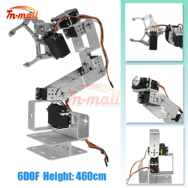 ROT3U 6DOF ALUMINIUM Robot Arm Mechanical Robotic Clamp Claw for ...