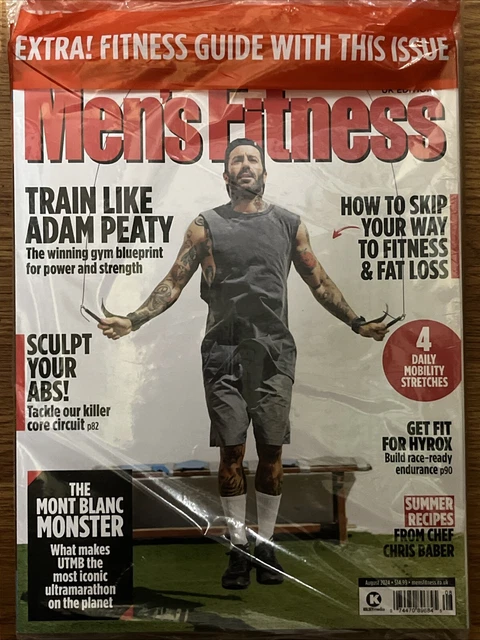 MEN'S FITNESS MAGAZINE August 2024 Train Like Adam Peaty £11.94 ...