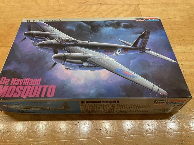 RARE HASEGAWA DE Havilland Mosquito 1/48 Scale Model Kit Vintage ...