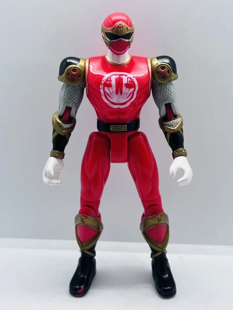 POWER RANGERS NINJA Storm Red Ranger Action Figure Bandai 2000s £7.99 ...