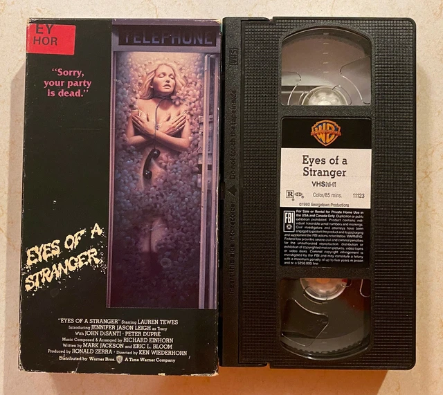 VHS: EYES OF a Stranger: Lauren Tewes, Jennifer Jason Leigh, horror EUR ...