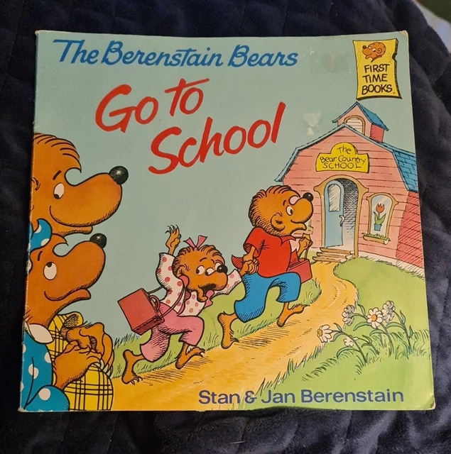 1978 VINTAGE BERENSTAIN Bears Go To School Berenstein First Time kids ...