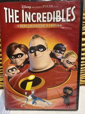DISNEY PIXAR THE Incredibles (DVD, Widescreen 2 Disc collectors edition ...