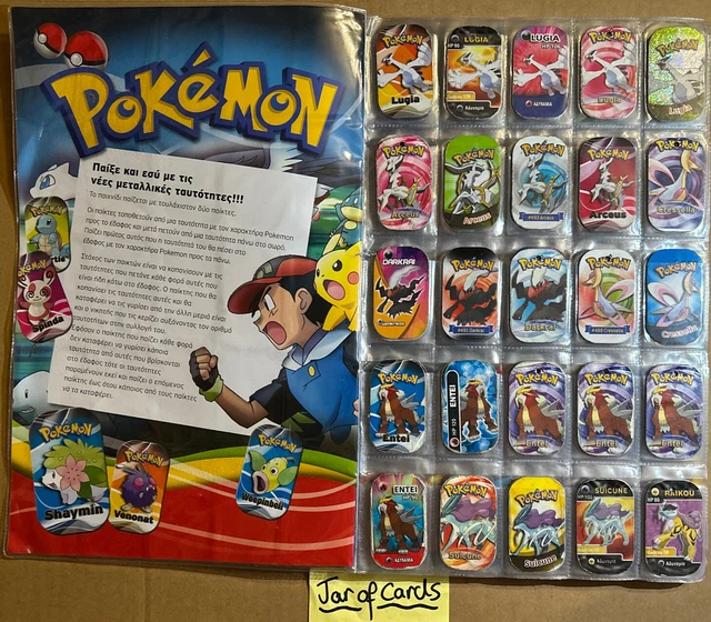 POKÉMON METAL TAGS Rare Album Childhood Collection Set 175 Rare Metal ...