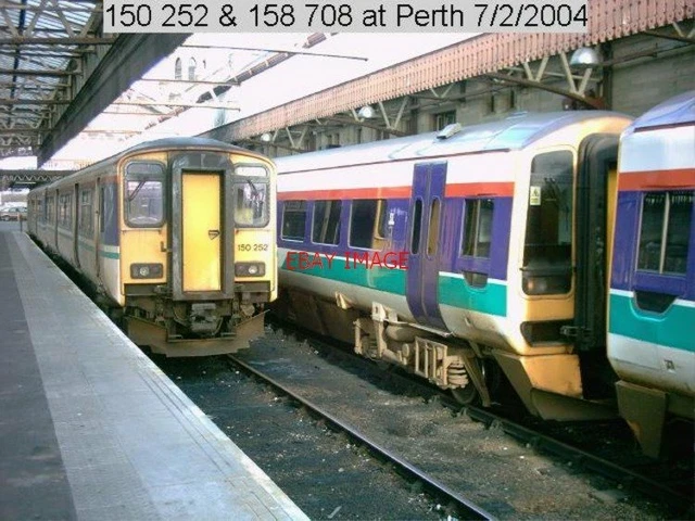 PHOTO CLASS 150 Dmu 150252 At Perth £1.50 - PicClick UK