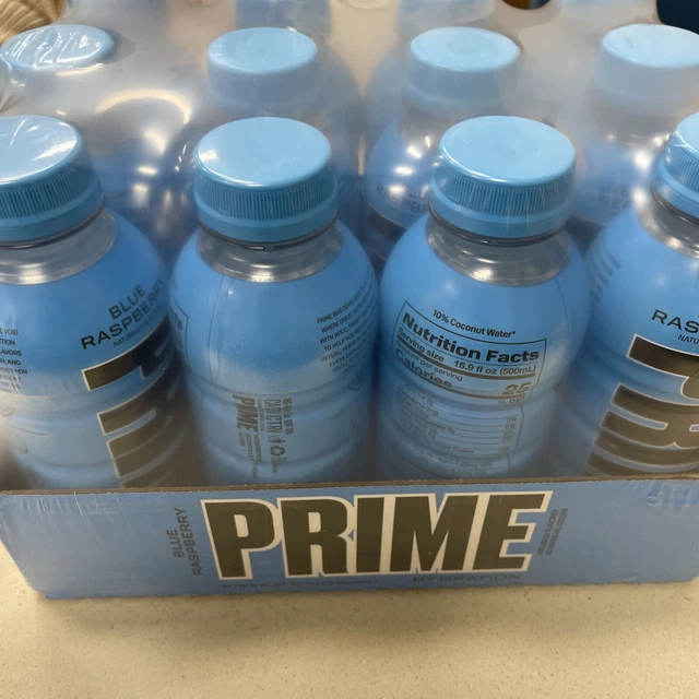 PRIME HYDRATION DRINK Logan Paul X KS Blue Raspberry Flavor 16.9 Fl. Oz ...