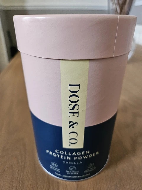 DOSE &CO, COLLAGEN Protein Powder. Vanilla Flavour. 420g, Hair, Skin ...
