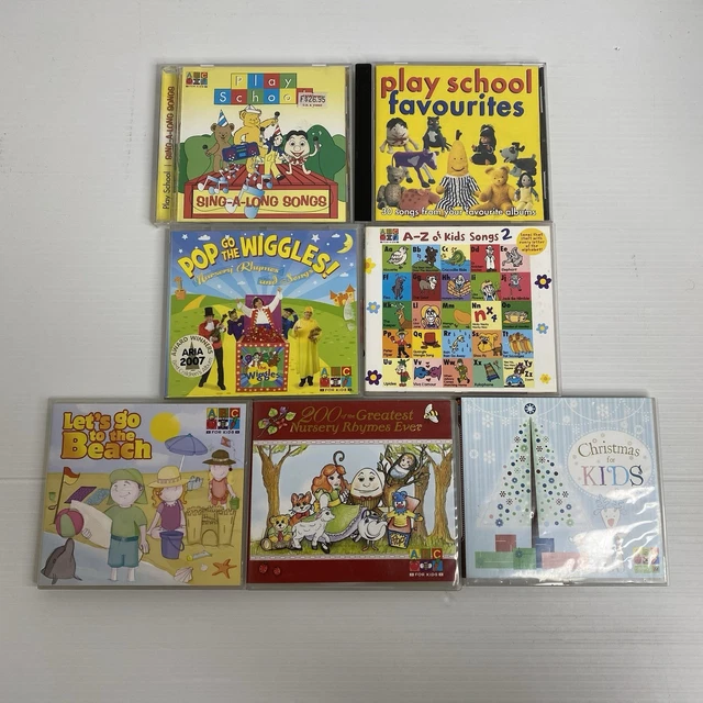 ABC FOR KIDS Play School CDs Pop Go The Wiggles + Nursery Rhymes ...