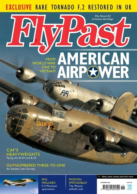 FLYPAST MAGAZINE NOVEMBER 2023 (American Airpower, Rare Tornado F-2 ...