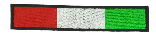 TOPPA STEMMA BANDIERA Italia Italiano Zaino Fascia Nero Motard Biker ...