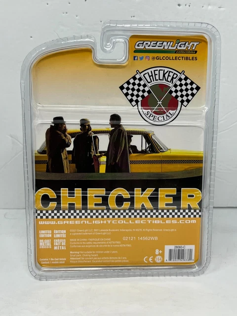 GREENLIGHT CHECKER 60TH Anniversary 1960 Checker Marathon 1:64 Diecast ...