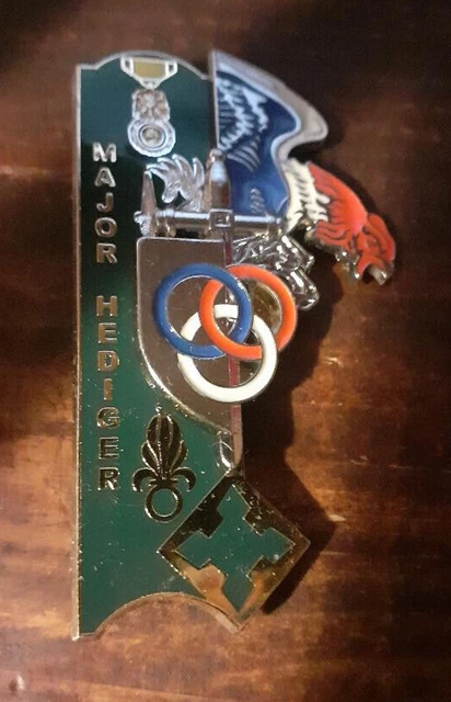 FREMDENLEGION ABZEICHEN PROMOTION Major HEDIGER 2° REP 1940 2018 LEGION ...