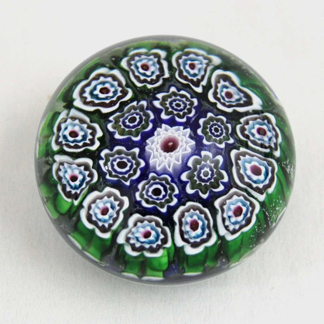 PETIT SULFURE MILLEFIORI 5,8 cm, presse papier d’art décoratif, vintage ...