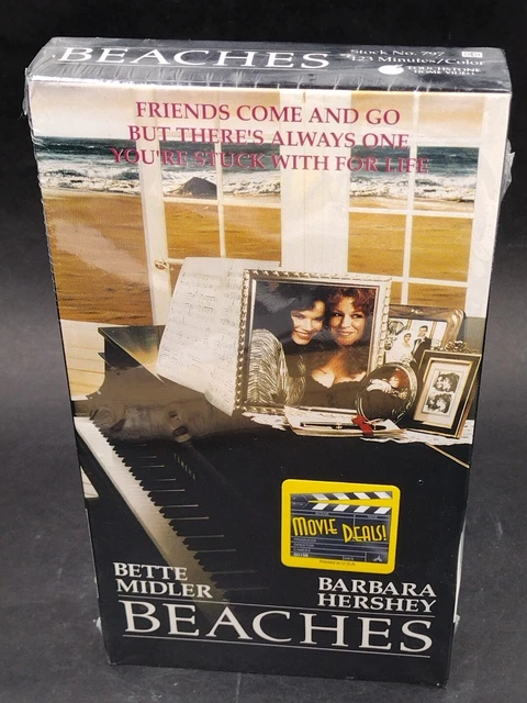 BEACHES (VHS, 1996) Bette Midler Barbara Hershey RARE NEW SEALED ...