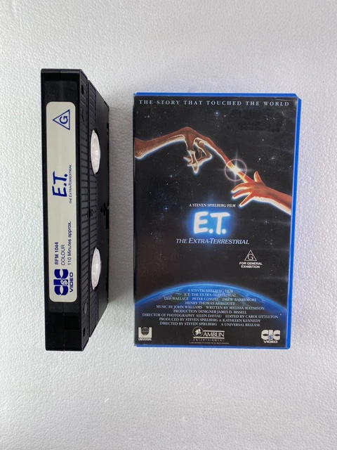 E.T THE EXTRA Terrestrial Big Box VHS 1982 - Free Post $27.00 - PicClick AU
