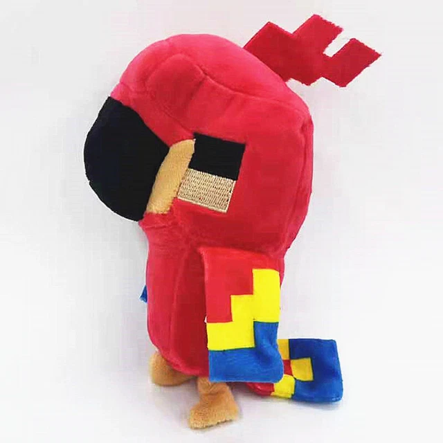 FOR 18CM MINECRAFT Plush Toy Red Parrot Plushie Stuffed Doll Animal ...