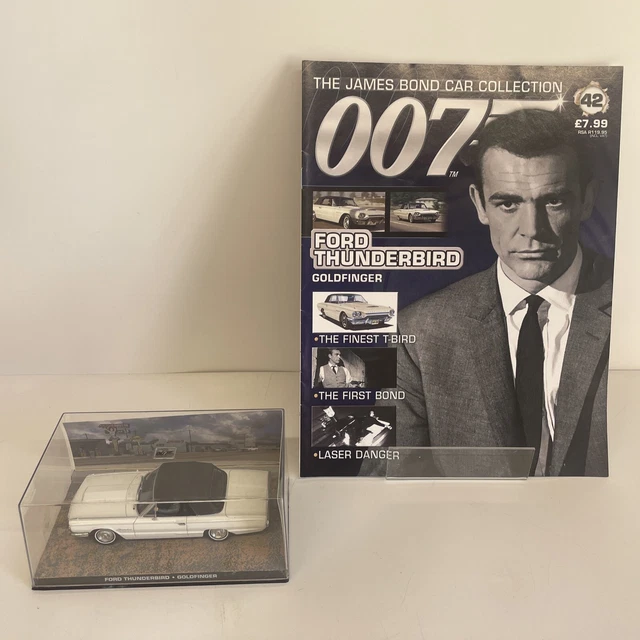 EAGLEMOSS 007 JAMES BOND Collection Ford Thunderbird Goldfinger #42 EUR ...