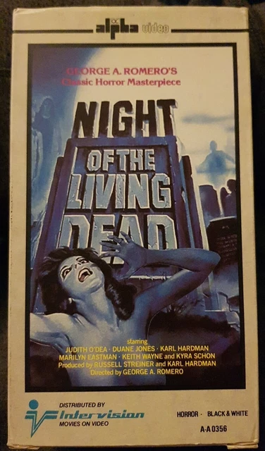 NIGHT OF THE Living Dead Vhs - Intervision Uk Pre Cert - Carton - Ex ...