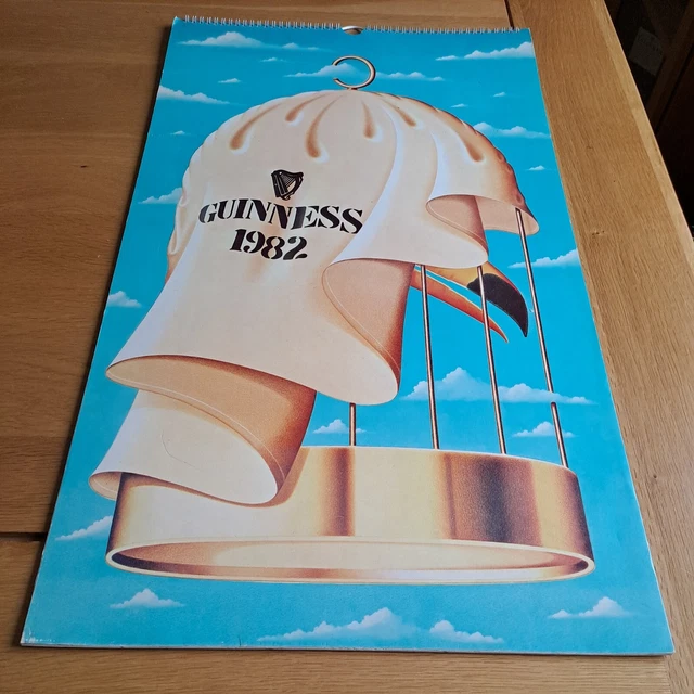 GUINNESS CALENDAR ALL Complete 1982, Excellent condion. £25.99 ...