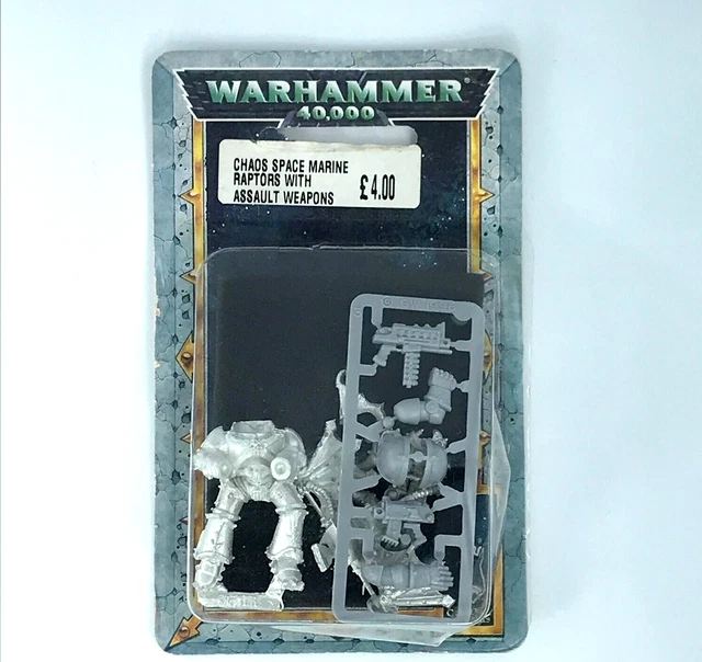 CHAOS SPACE MARINE Raptor with Assault Weapon Blister - Warhammer 40K ...