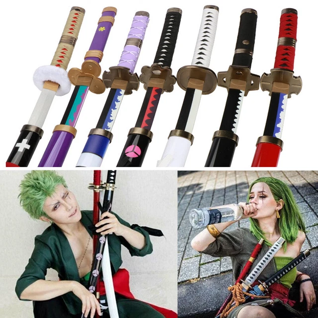 26'' ÉPÉES JOUETS Katana Roronoa Zoro cosplay Enma Kitetsu Shusui EUR ...