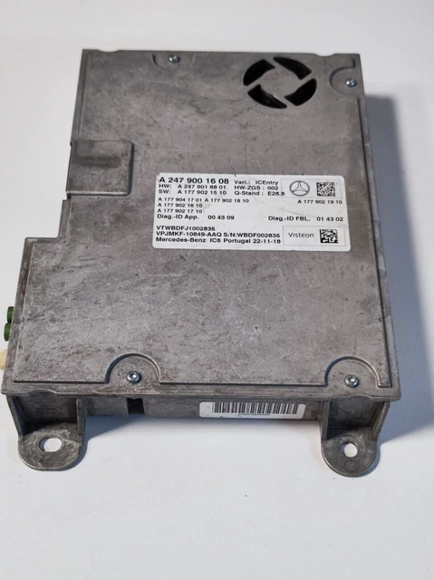 ORIGINAL MERCEDES-BENZ W177 W247 Écu Appareil de Commande A2479001608 ...
