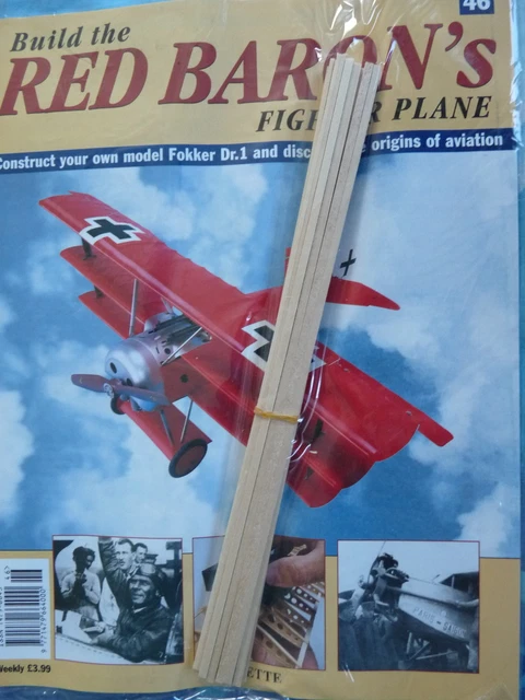 BUILD THE RED Baron's Fighter Plane Fokker Dr1 Hachette Numéro 46 Neuf ...
