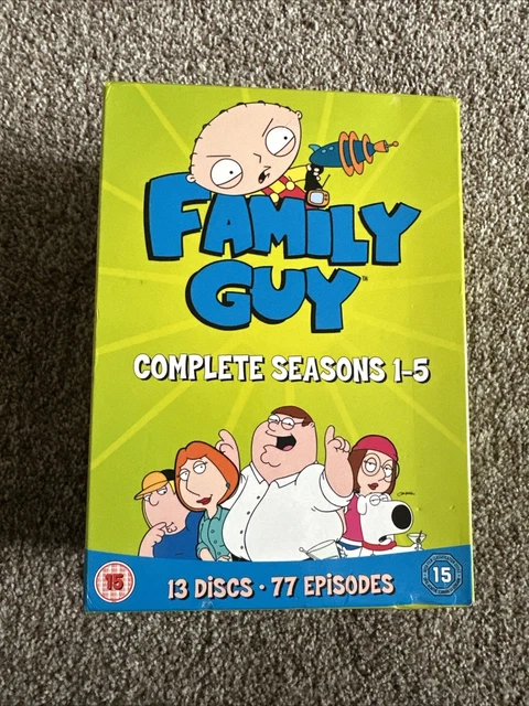 FAMILY GUY DVD Box Set Complete Seasons 1-5 £11.12 - PicClick UK