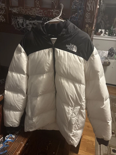 THE NORTH FACE 1996 Nuptse 700 Down Puffer Jacket White Black Men’s L £ ...