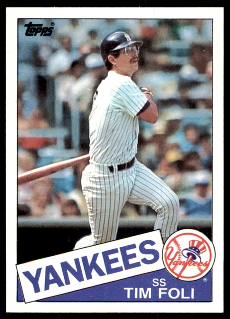 1985 CARTES DE baseball Topps Tim Foli #456 EUR 2,04 - PicClick FR