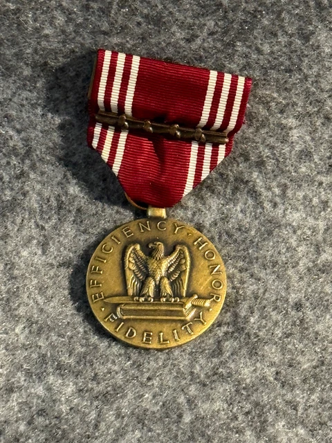 WW2 US ARMY Full Size Good Conduct Medal, Named, No Box 5th Award. £31. ...