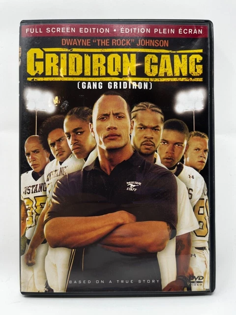 Gridiron Gang 2006 Sport Drama Dwayne Johnson Xzibit Kevin Dunn Leon Rippy 14a 582 Picclick Ca