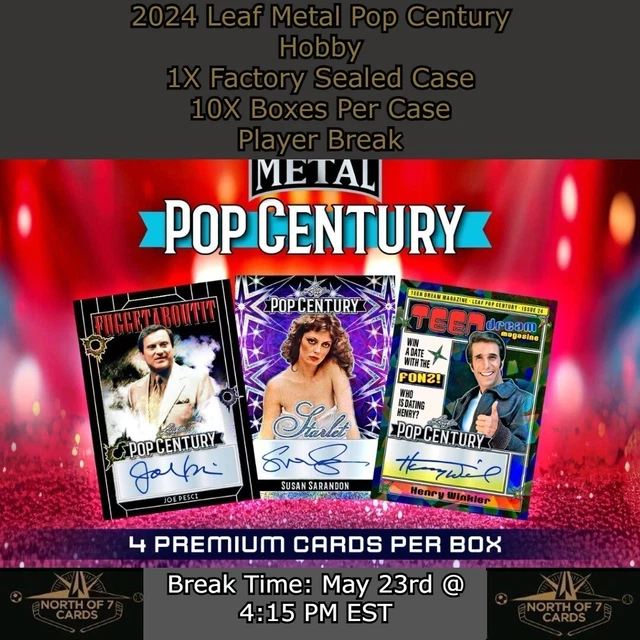 LINNEA QUIGLEY 2024 Leaf Metal Pop Century Hobby 1X Case Player Break ...