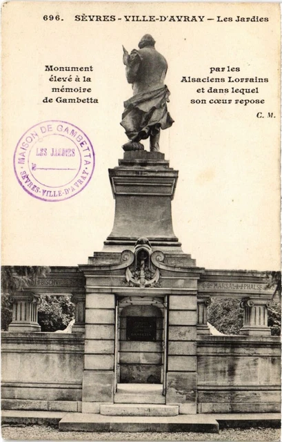 CPA VILLE-D'AVRAY SEVRES - Les Jardies - Monument Gambetta (1323269 ...