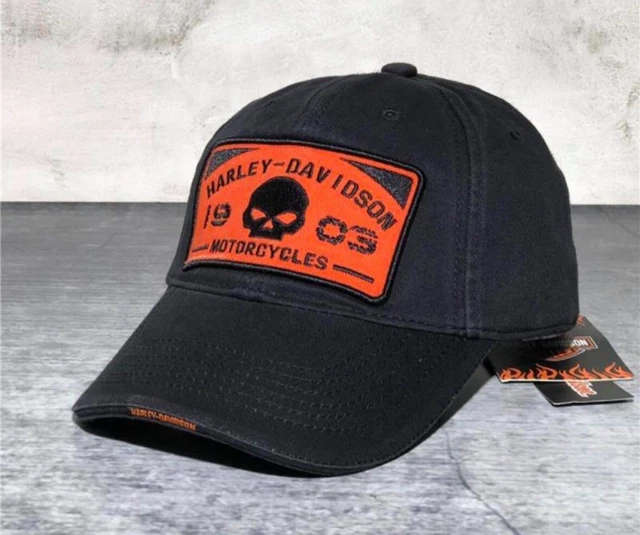 HARLEY-DAVIDSON CAP HAT road king glide sportster willie g skull ...