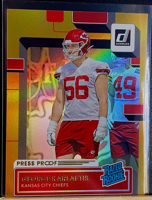 RATED ROOKIE🔥HOLOFOIL🔥REFRACTOR CARD🔥GOLD🔥PROOF 🔥Chiefs 🔥George ...