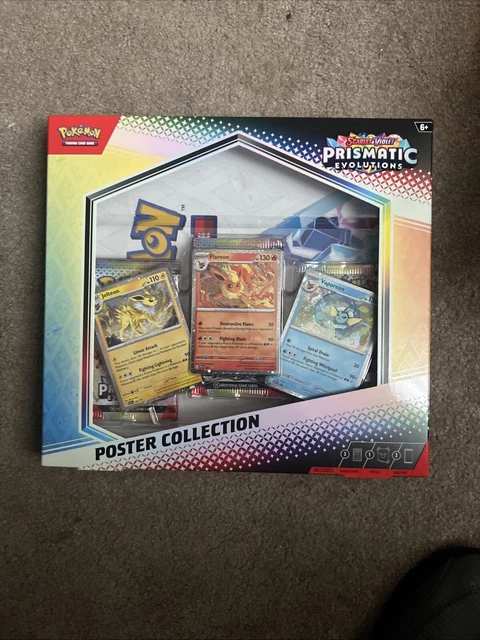 POKÉMON TCG PRISMATIC Evolutions Poster Collection IN HAND $47.27 ...